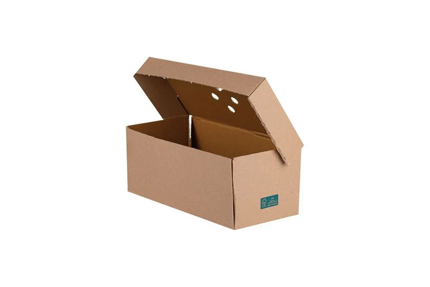Karton hamburger doboz 24x12x10 cm - 100 db/csomag, lebomló