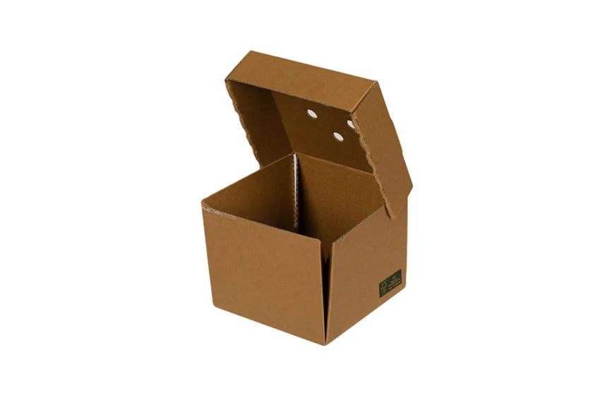 Karton hamburger doboz 12x12x10 cm - 100 db/cs, fenntartható